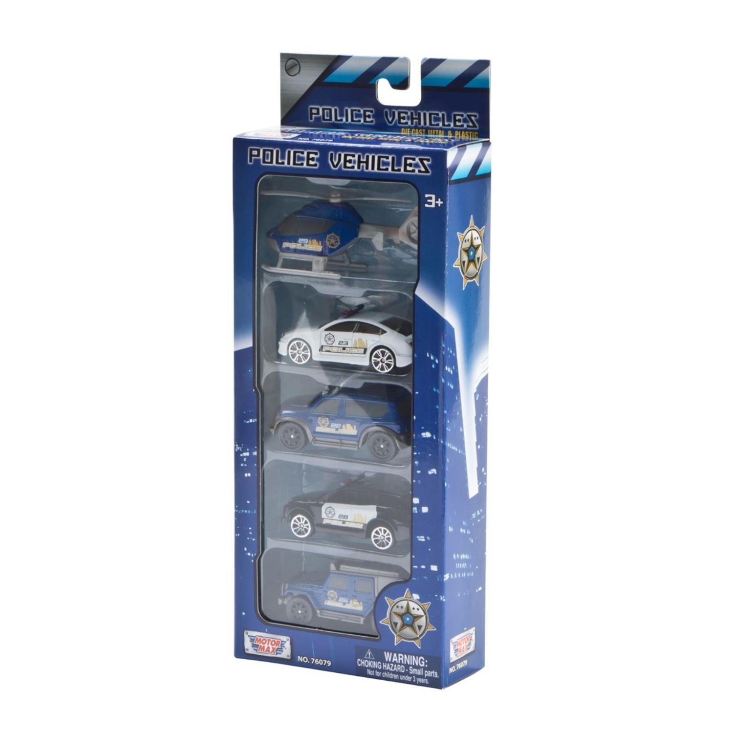 Motormax 5pc 3″ Police Vehicle Set – Lex & Co Online Store